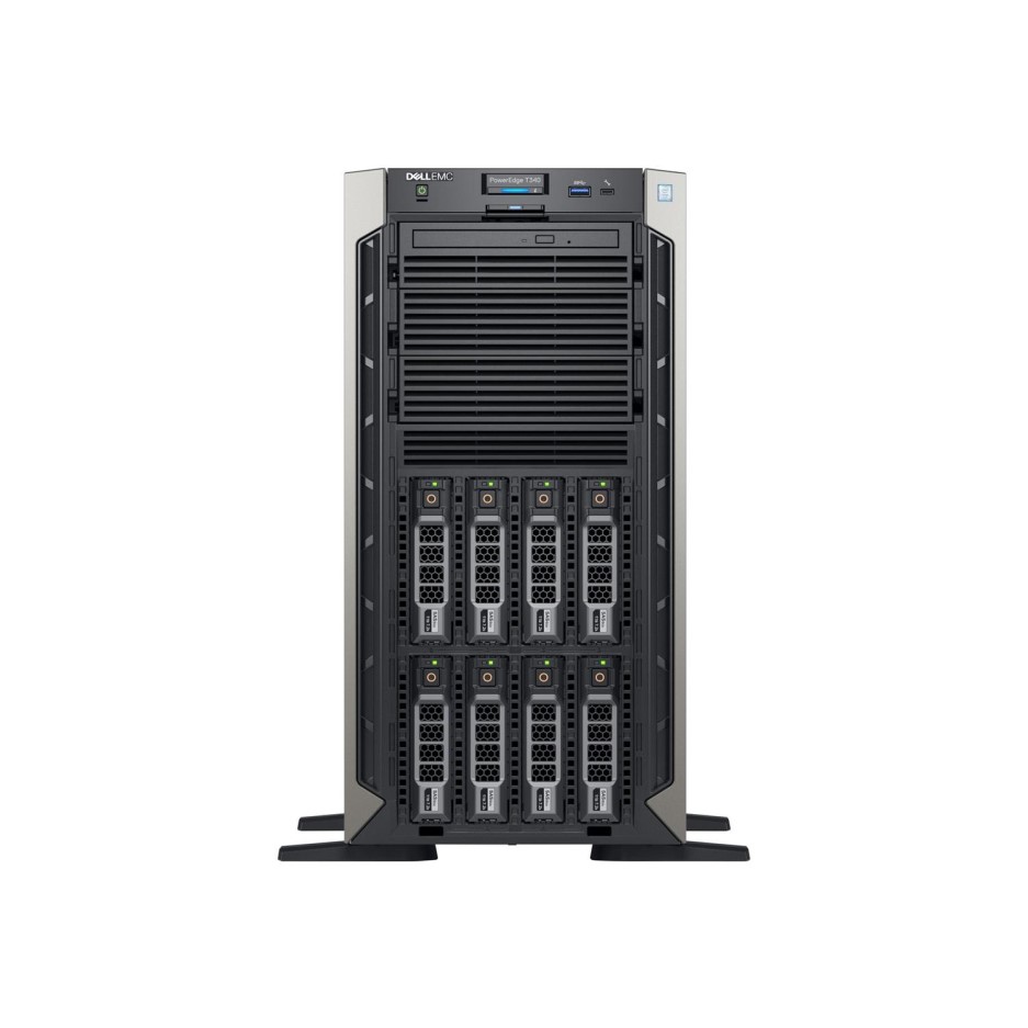 Dell EMC PowerEdge T340 Xeon E-2124 - 3.3GHz 8GB 1TB - Tower Server on ...