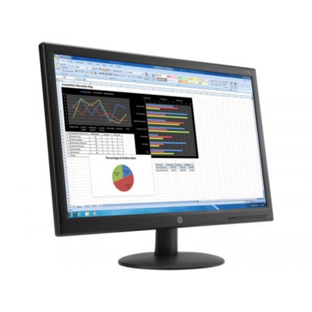 HP V241p LED LCD VGA DVI-D 23.6" 1920x1080 16_9 Monitor on Servers Direct