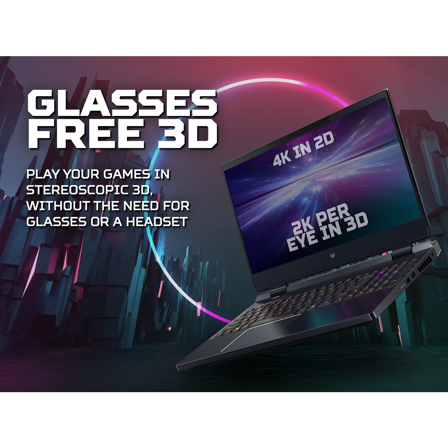 Acer Predator Helios 3D Intel Core i9 32GB RAM 1TB SSD RTX 4080 15.6 ...