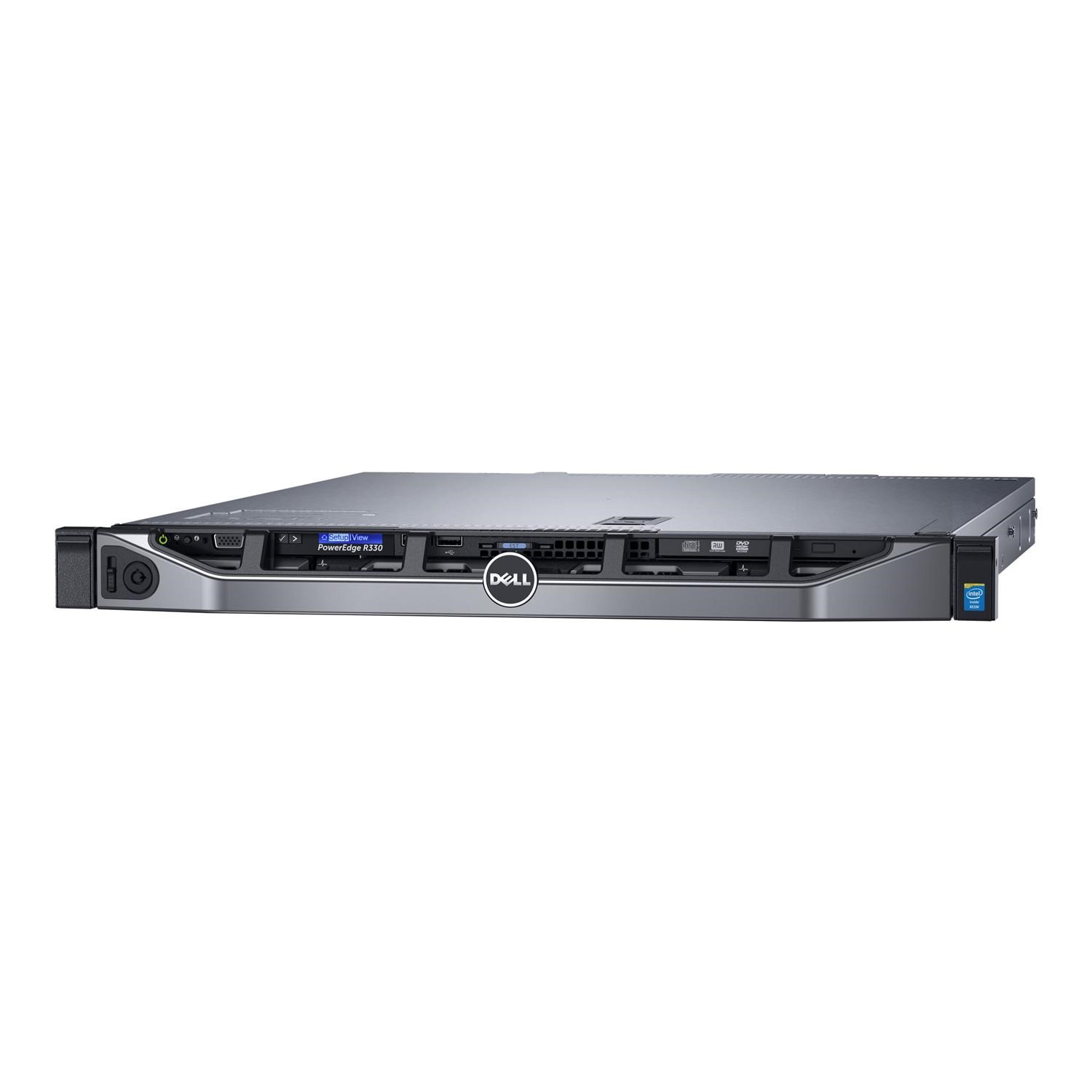 Dell R330 Xeon E3-1220v6 4GB 1TB 4 x 3.5" DVD-RW 1Yr NBD Rack Server on ...