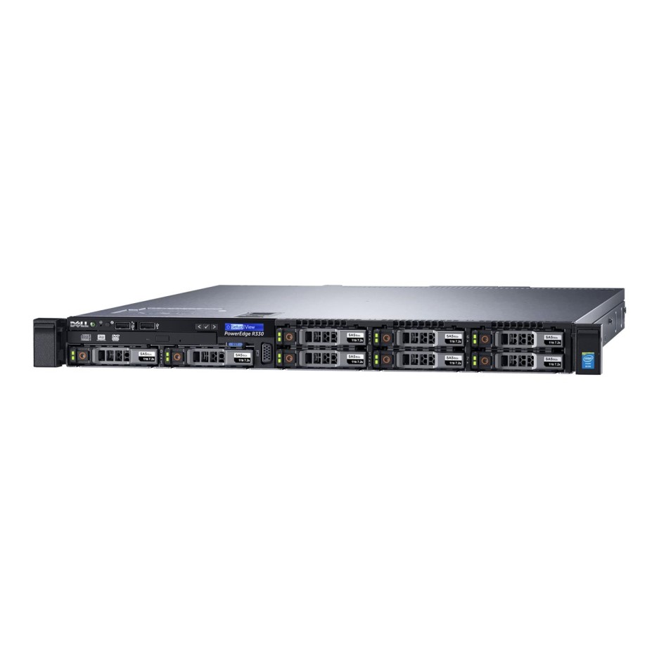 Dell PowerEdge R330 Xeon E3-1240v5 8GB 2x300GB 8x2.5in HotPlug Bezel ...