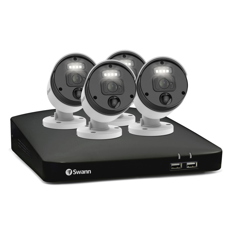 Swann CCTV System - Master Series 8 Channel 4K Ultra HD NVR with 4 x 4K ...