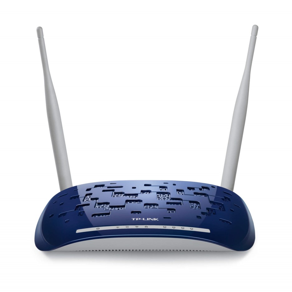 TP-Link Wi-Fi N300 ADSL2 Modem Broadcom Router on Servers Direct
