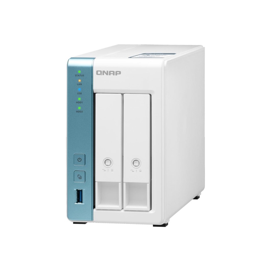 QNAP TS-231P3-2G 2 x Total Bays SAN/NAS Storage System on Servers Direct