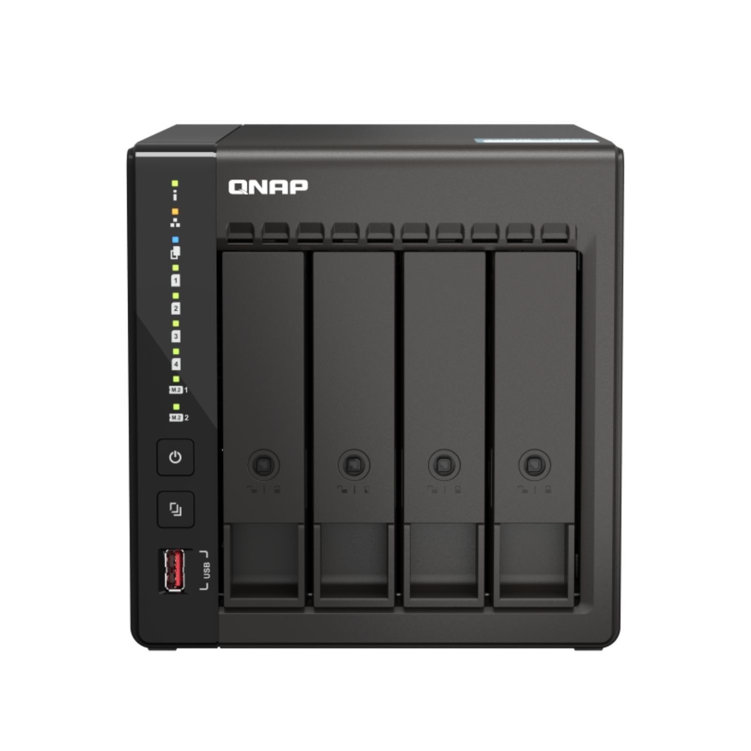 QNAP TS-453E 8GB RAM with 24TB Installed Storage 4 Bay SATA Desktop NAS ...