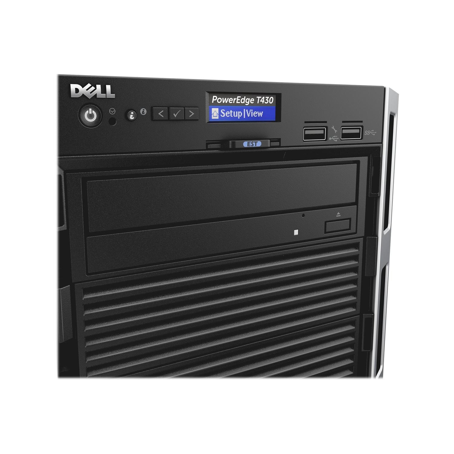 Dell Poweredge T430 Xeon E5-2620v4 8GB 1 x 300GB SAS HDD Tower Server ...